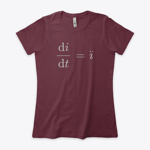 Cursed Math Memes - ï Double Dot, Women's Boyfriend Tee – Stemerch